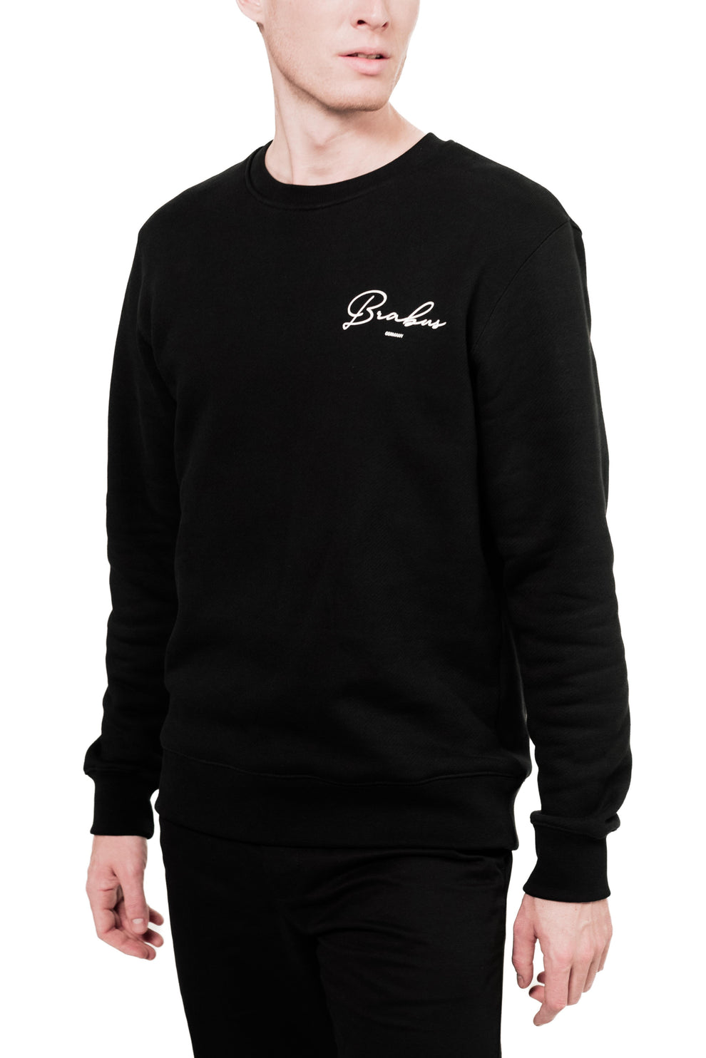 BRABUS Sweatshirt Cursive Logo Small - Premium Baumwoll-Sweatshirt ...