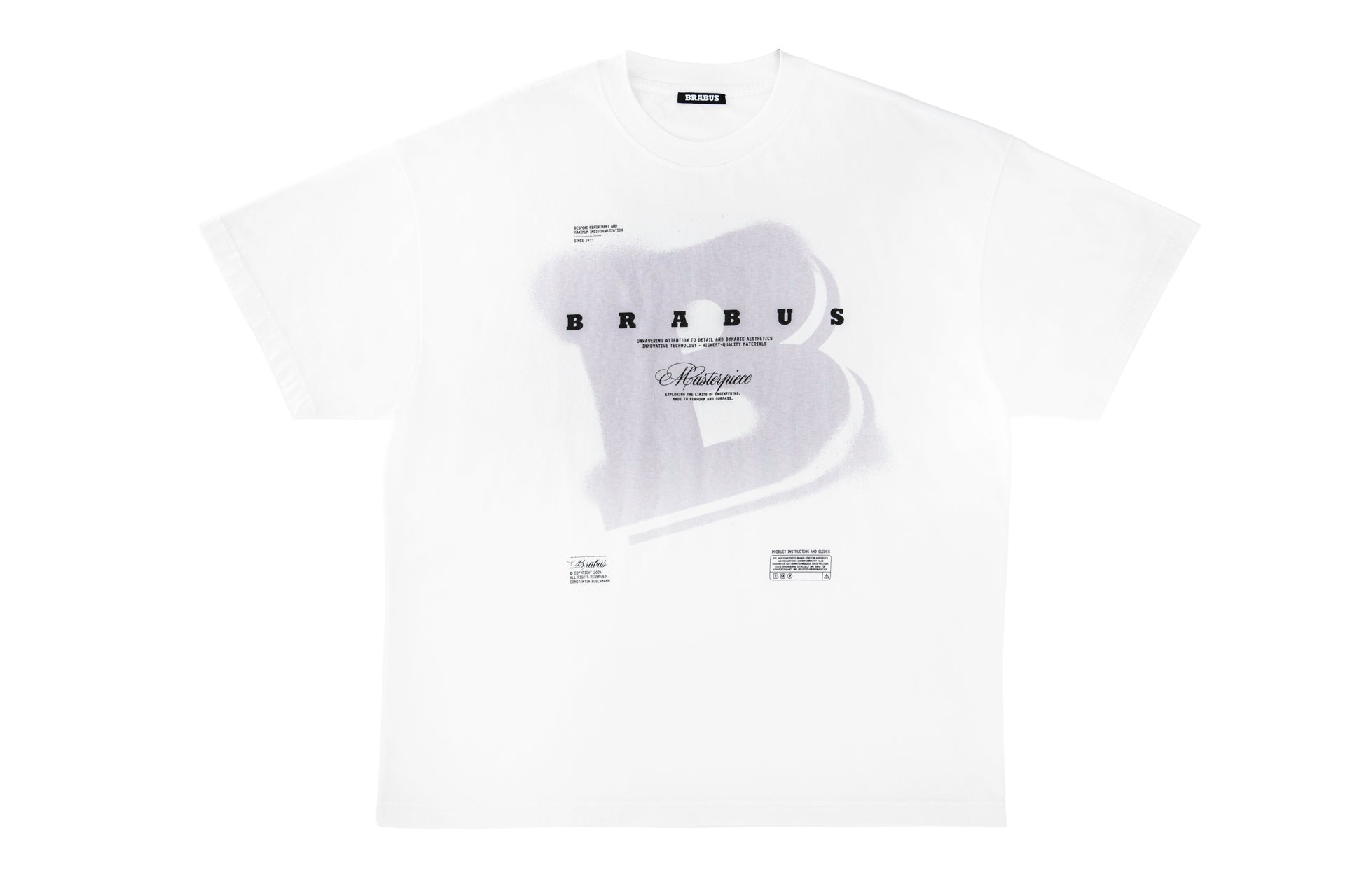 BRABUS T-Shirt "White Shadow B"